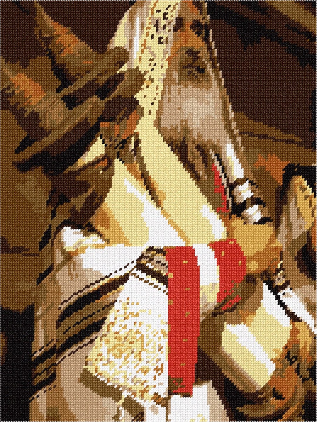 Needlepoint Kit or Canvas: Rabbi With Torah - Etsy