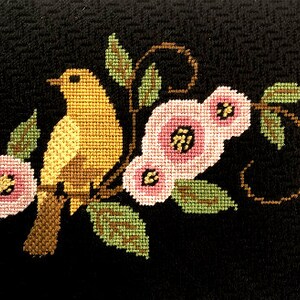 Needlepoint Kit or Canvas: Bird and Flowers - Etsy