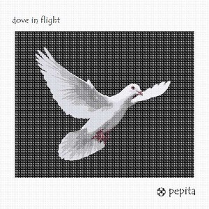 Needlepoint Kit or Canvas: Dove in Flight - Etsy