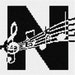 Needlepoint Kit or Canvas: Letter N Music Notes - Etsy