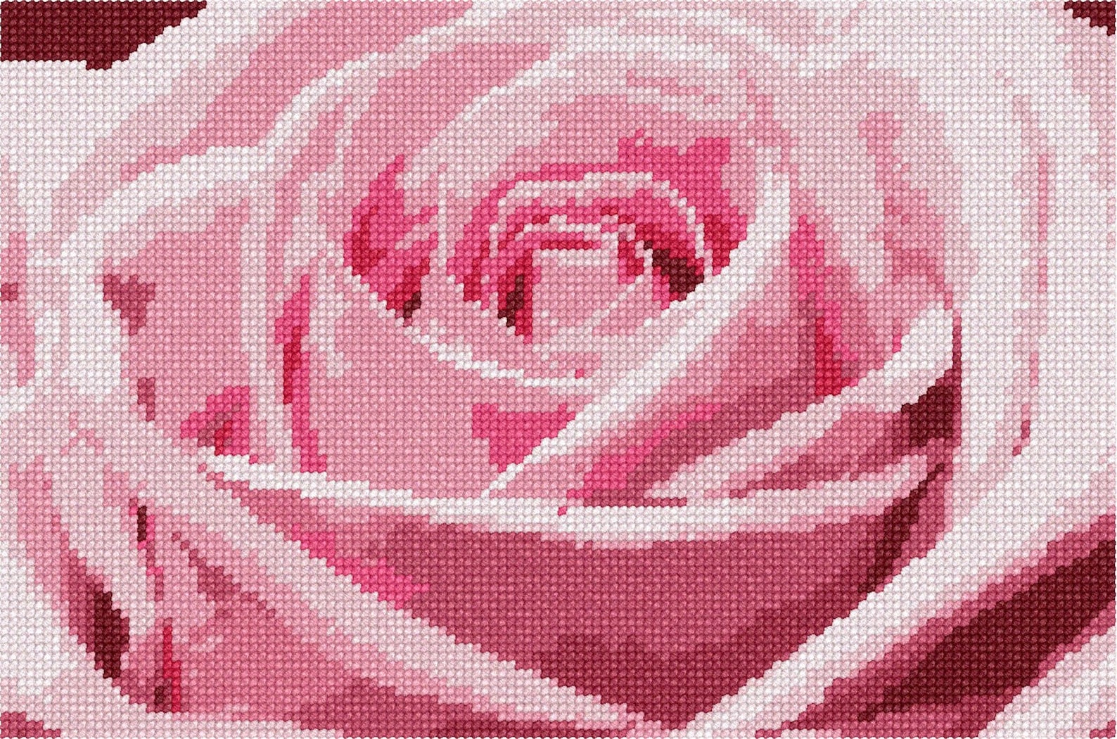 Needlepoint Kit or Canvas: Inside A Rose - Etsy