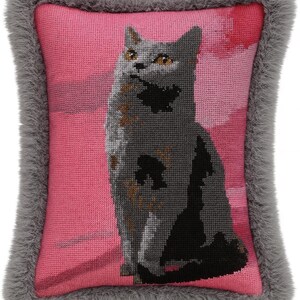 Needlepoint Kit or Canvas: Chartreux - Etsy