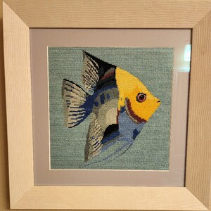 Needlepoint Kit or Canvas: Tropical Fish 6 - Etsy