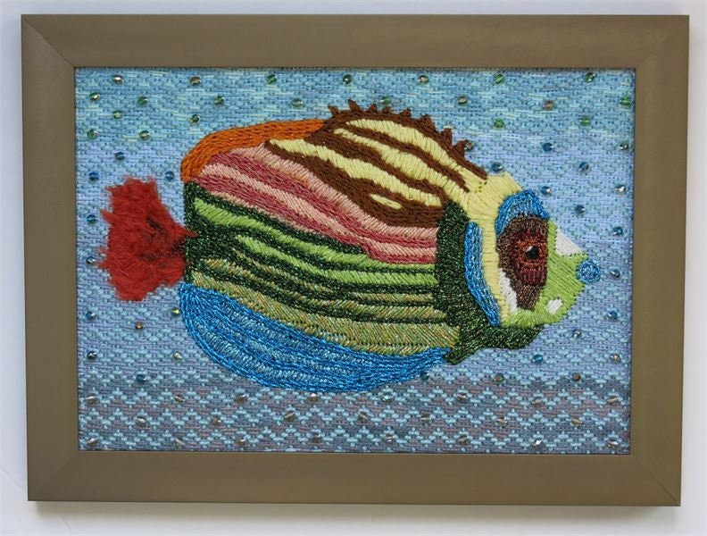 Needlepoint Kit or Canvas: Tropical Fish 3 - Etsy