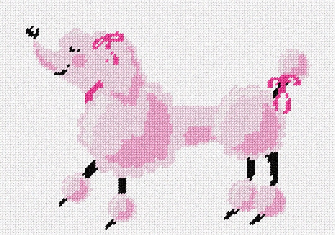 Needlepoint Kit or Canvas: Poodle - Etsy