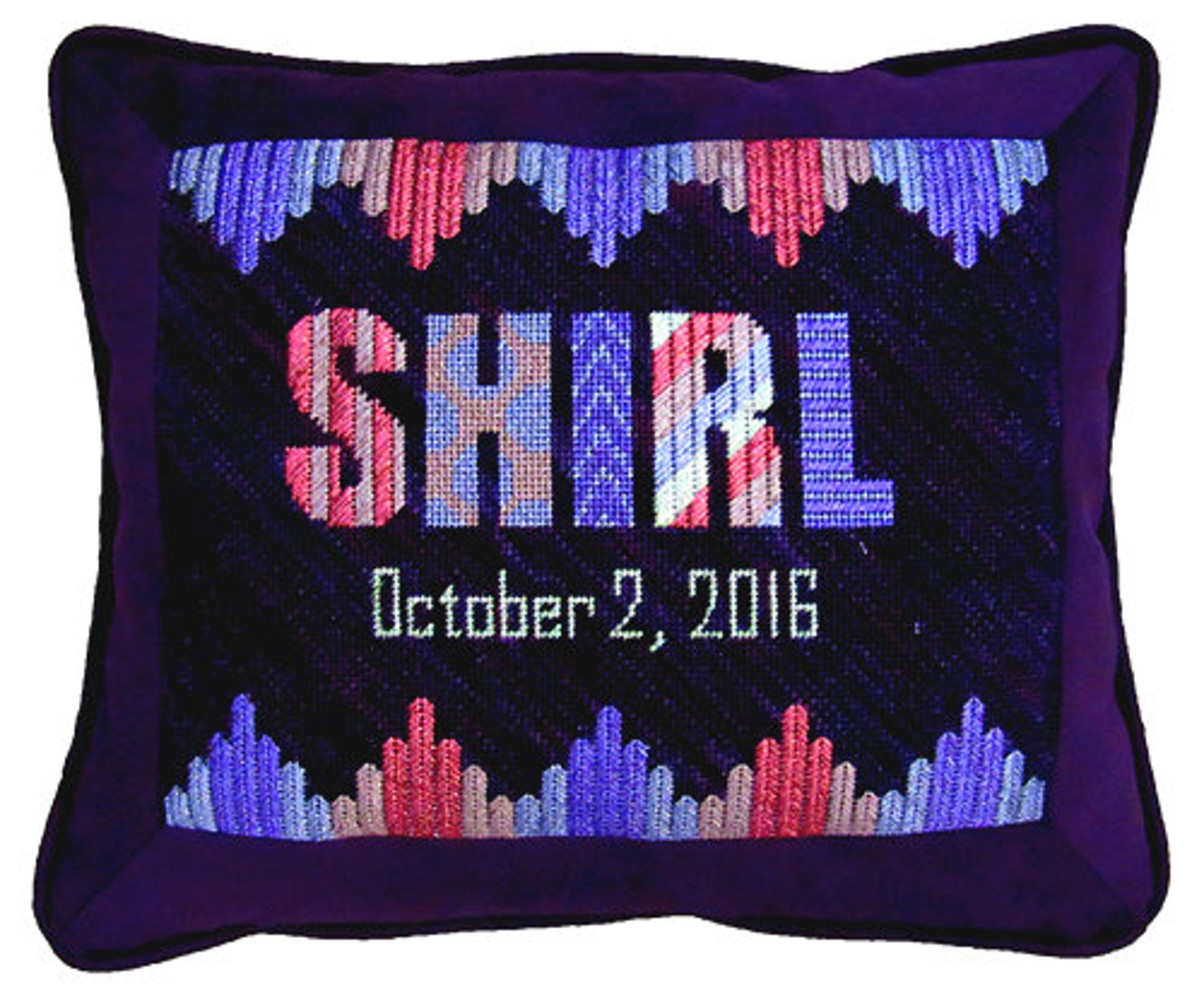 Needlepoint Kit or Canvas: Name Patterns - Etsy