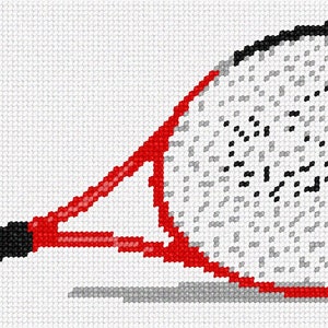 Needlepoint Kit or Canvas: Tennis Racket Tennis Ball - Etsy