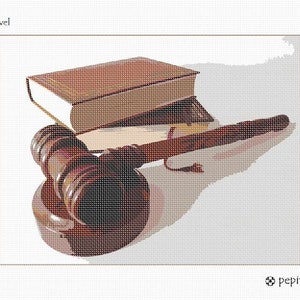 Needlepoint Kit or Canvas: Gavel - Etsy