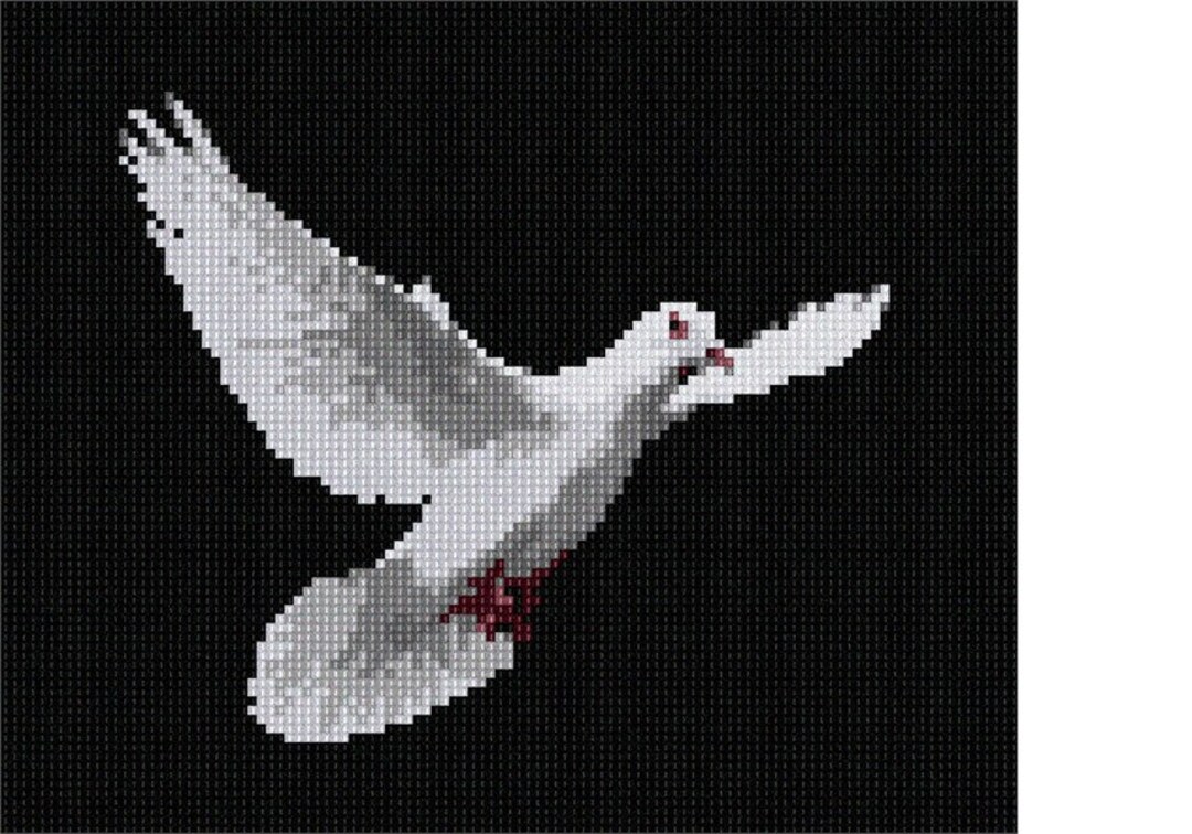Needlepoint Kit or Canvas: Dove in Flight - Etsy