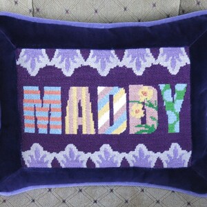 Needlepoint Kit or Canvas: Name Patterns - Etsy