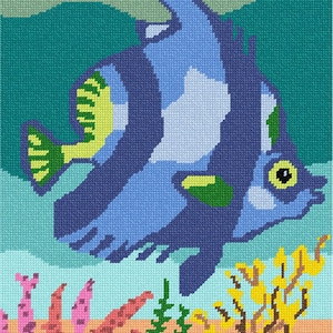 Needlepoint Kit or Canvas: Tropical Fish 1 - Etsy