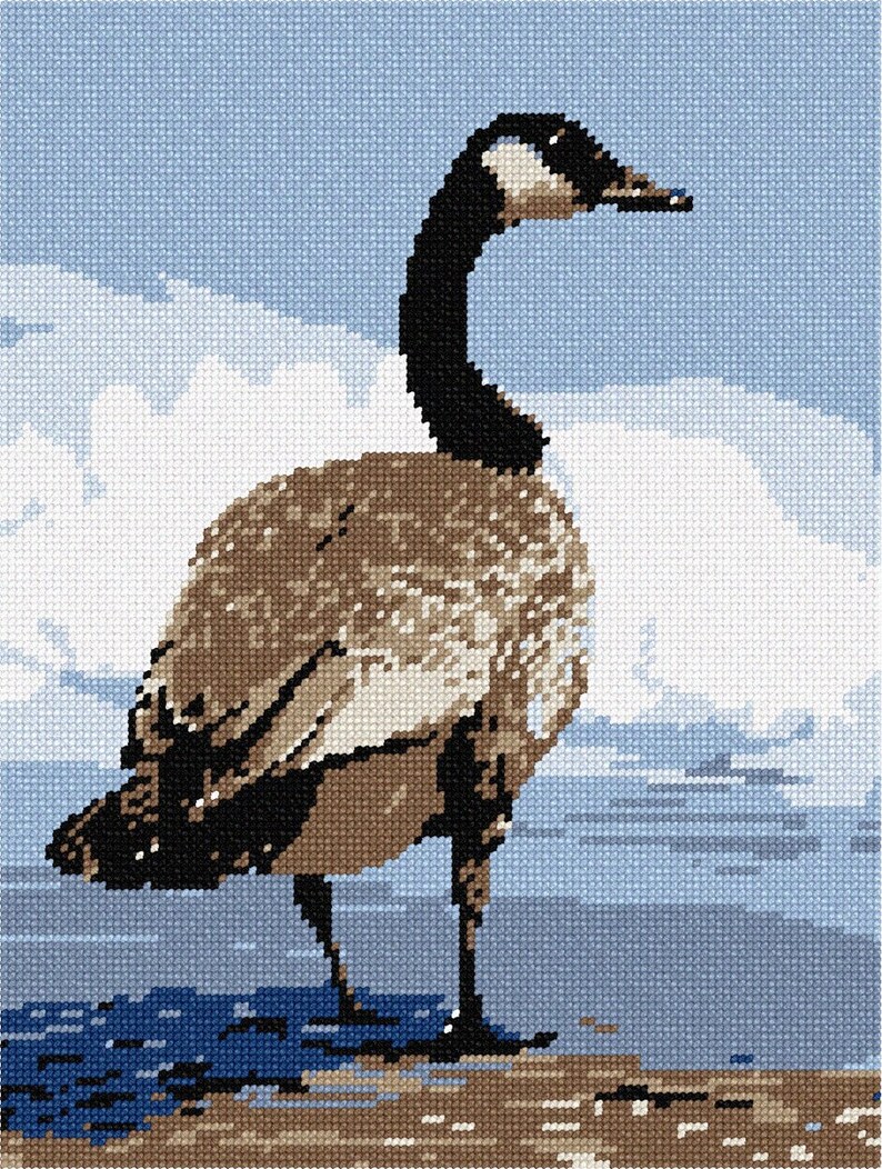 Needlepoint Kit or Canvas: Canada Goose - Etsy