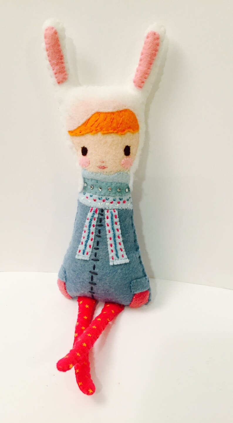 PDF PATTERN: Bunny Girl. Instant Download. Softie Pattern. - Etsy
