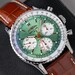 Breitling Navitimer 1 B01 Chronograph STICKERS Steel Green Dial - Etsy