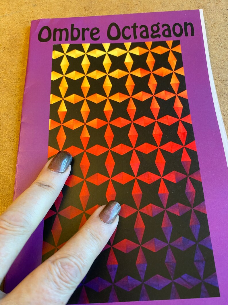 Ombre Octagon Quilt Pattern: Strip Method, 42" X 63" - Etsy