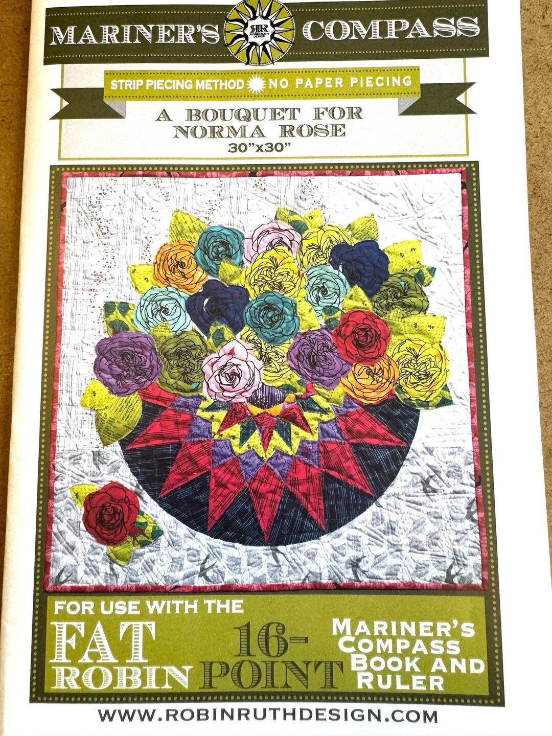 Quilt Pattern "a Bouquet for Norma Rose" by Robin Ruth Designs. This ...