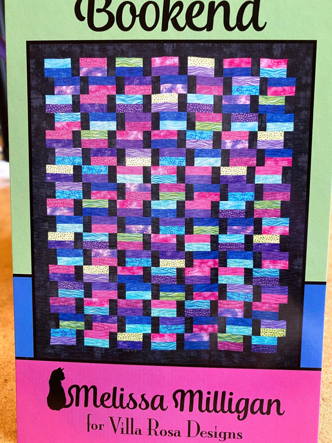Quilt Card Pattern "bookend" by Villa Rosa Designs. A Fun Quilt Pattern ...