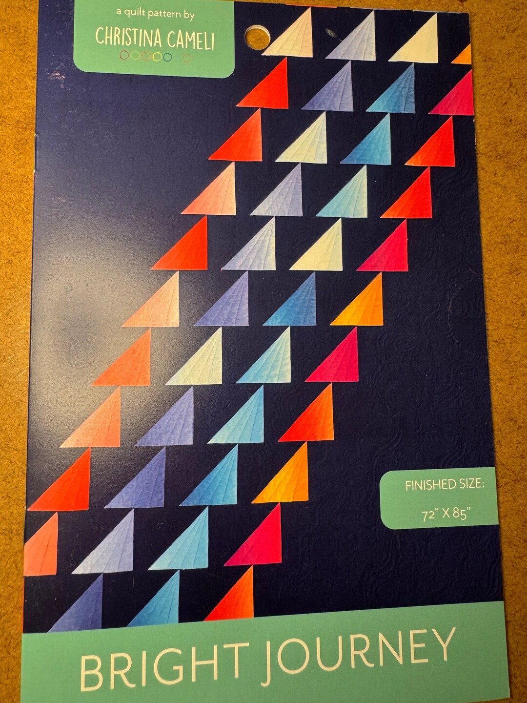 Quilt Pattern bright Journey by Christina Cameli. 5 Pages Filled W ...