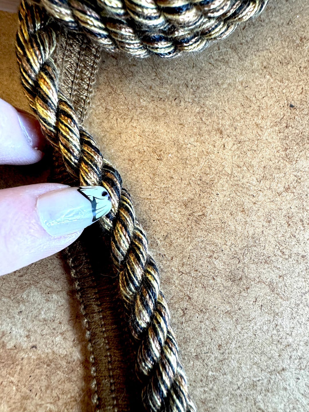 Lip Cord Trim, Multi Browns 3/4" Lip Cord, Upholstery Trim, Home Decor ...