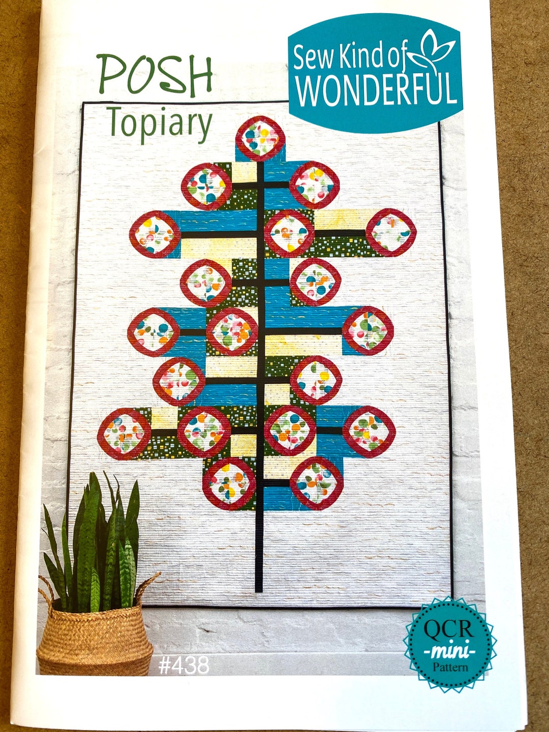 Easy Quilt Pattern "posh Topiary" by Sew Kind of Wonderful. Materials ...