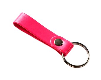 Customizable Leather Belt Loop Keychain | Etsy