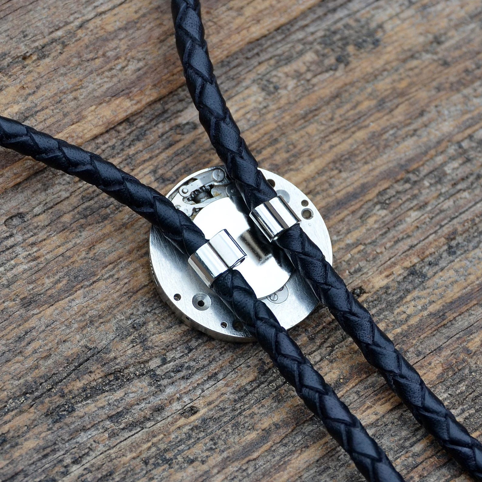 Genuine Watch Movement Steampunk Bolo Tie - Customizable Cord Color ...