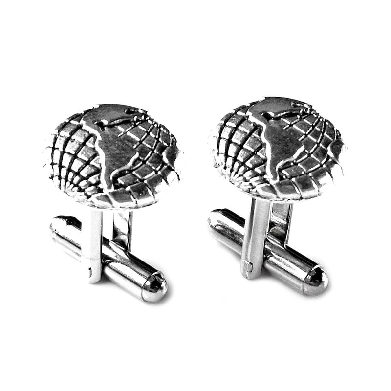Globe Cufflinks - Etsy