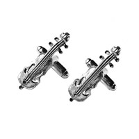 Cello Cufflinks in Black and White Silhouette for Musicians PC252 - Etsy