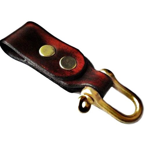 Customizable Leather Carabiner Keychain - Etsy