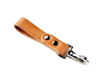 Customizable Leather Swivel Eye Bolt Snap Keychain - Etsy