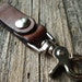 Customizable Leather Trigger Snap Keychain - Etsy
