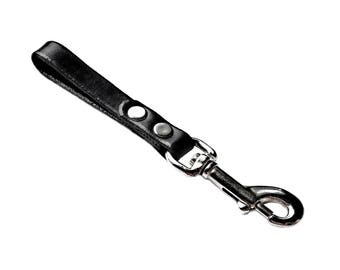 Customizable Leather Swivel Snap Keychain - Etsy