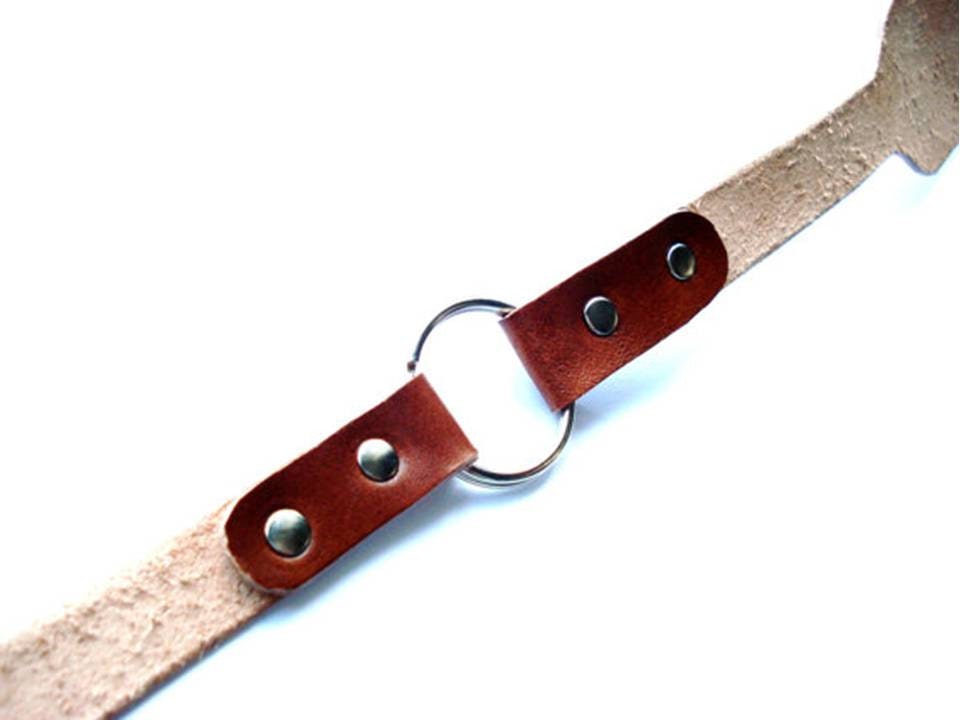 Customizable Leather Camera Strap With Multi-sized Attachment Split ...