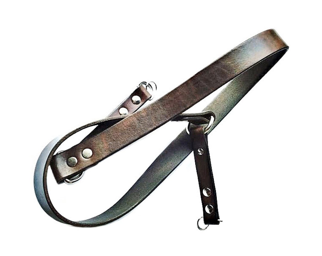 Customizable Leather Camera Strap With Multi-sized Attachment Split ...