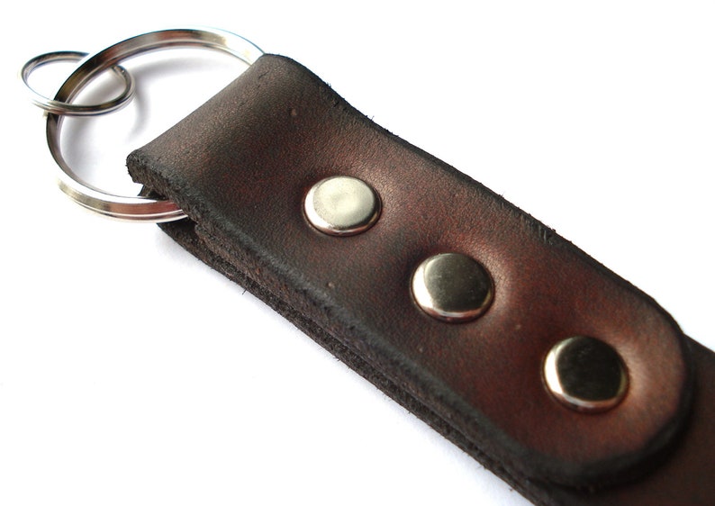 Customizable Leather Hand Strap With Multi-sized Attachment Split Rings ...