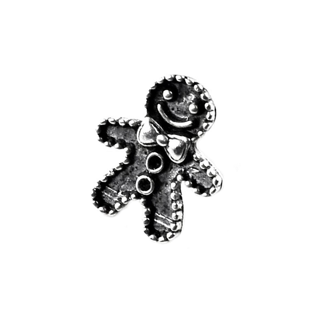 Gingerbread Man Lapel Pin - Etsy