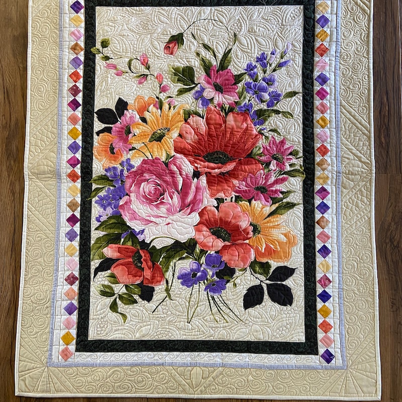 Rose Wall Hanging - Etsy