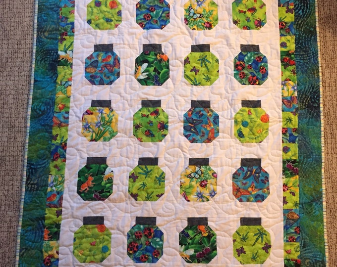 I Spy Bug Jar Quilt for Baby Boy or Girl - Etsy