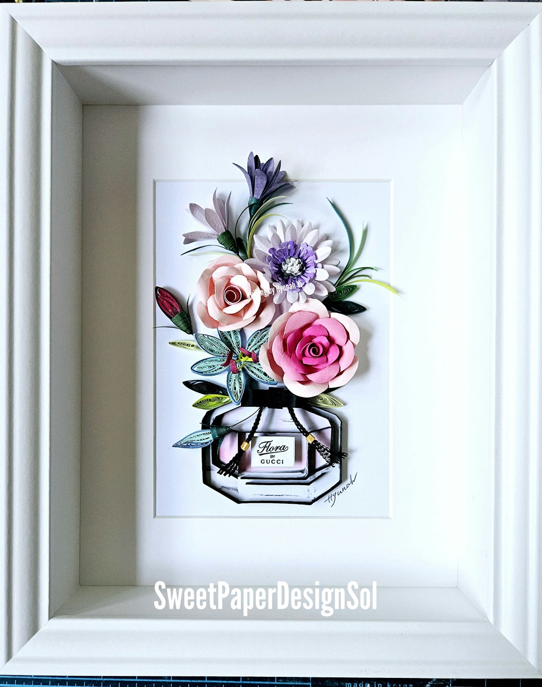 Gucci Perfume Bottle Art.paper Quillung Art by Hyunah - Etsy