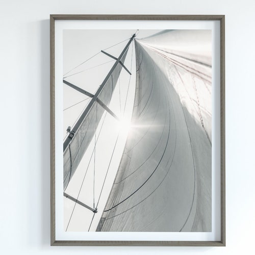 Sailboat Print Sailing Poster Sailboat Photography Gift for - Etsy