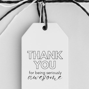 Employee Appreciation Gift Tags Printable Employee Thank You Tags ...