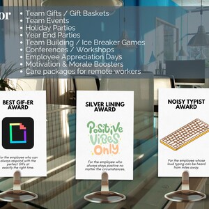 Employee Appreciation Gift Tags Staff Recognition Awards Funny Coworker ...