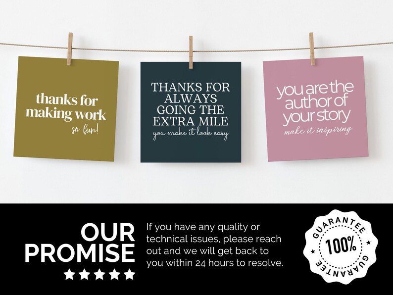 Thank You Note Cards for Employees, Team Thank You Gift Tag Pack ...