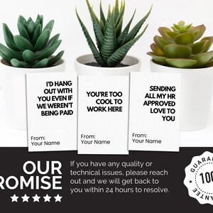 Sarcastic Coworker Gift Tags Funny Employee Cards Editable Gift Tags ...