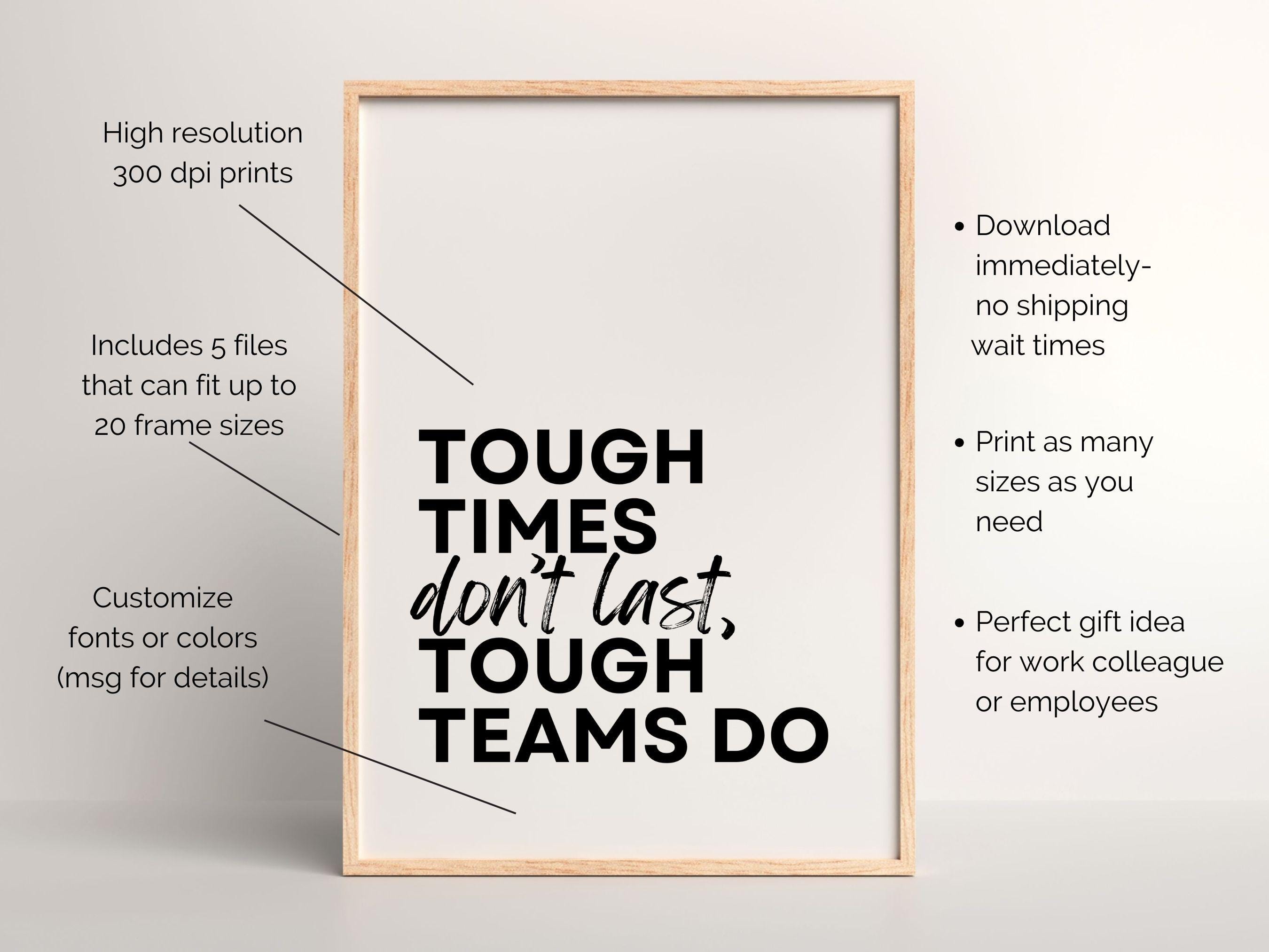 Motivational Posters for Office Wall Art Teamwork Wall Decor Bundle ...