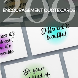 Positivity Cards for Employees Notes of Encouragement Cards Positive ...
