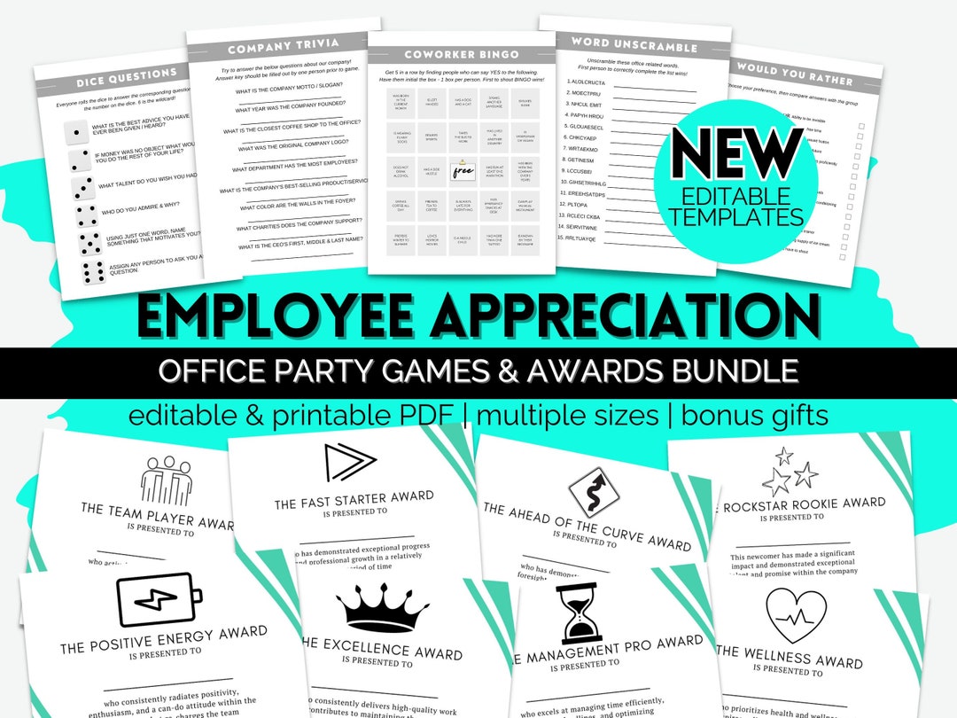 Employee of the Month Certificate, Office Staff Gifts, Employee ...