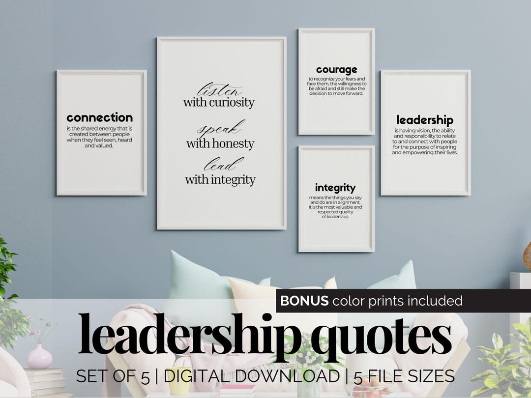 Professional Motivational Poster Set Teacher Office Wall Decor ...