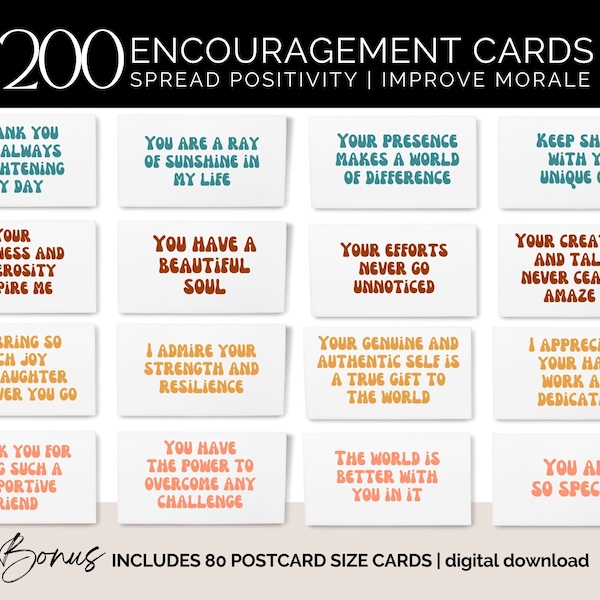 Notes of Encouragement - Etsy