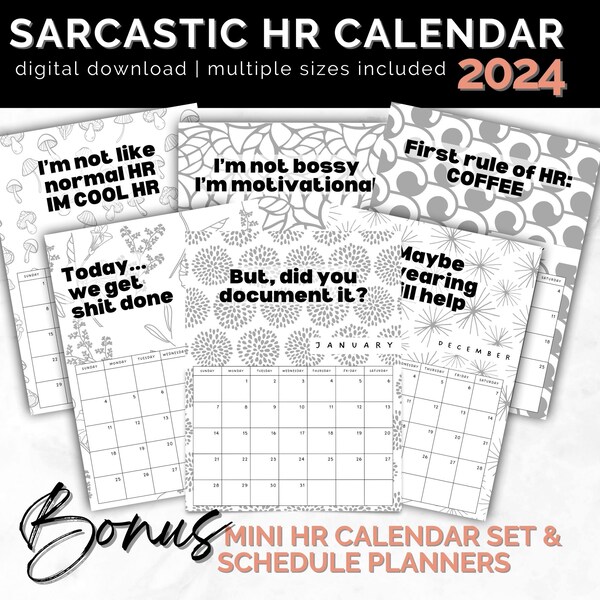 Hr Quote Calendar - Etsy